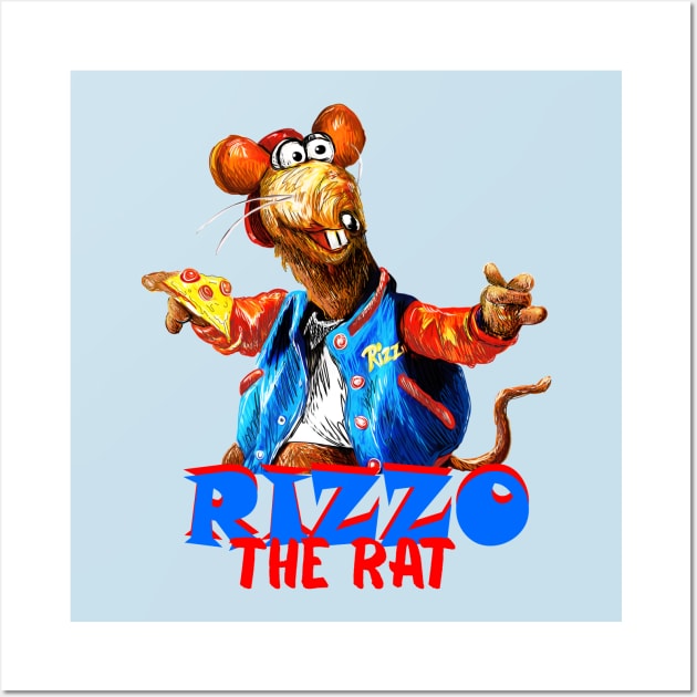 Rizzo The Rat Illustration - Muppets - Tv Shows - Posters and Art Prints | TeePublic